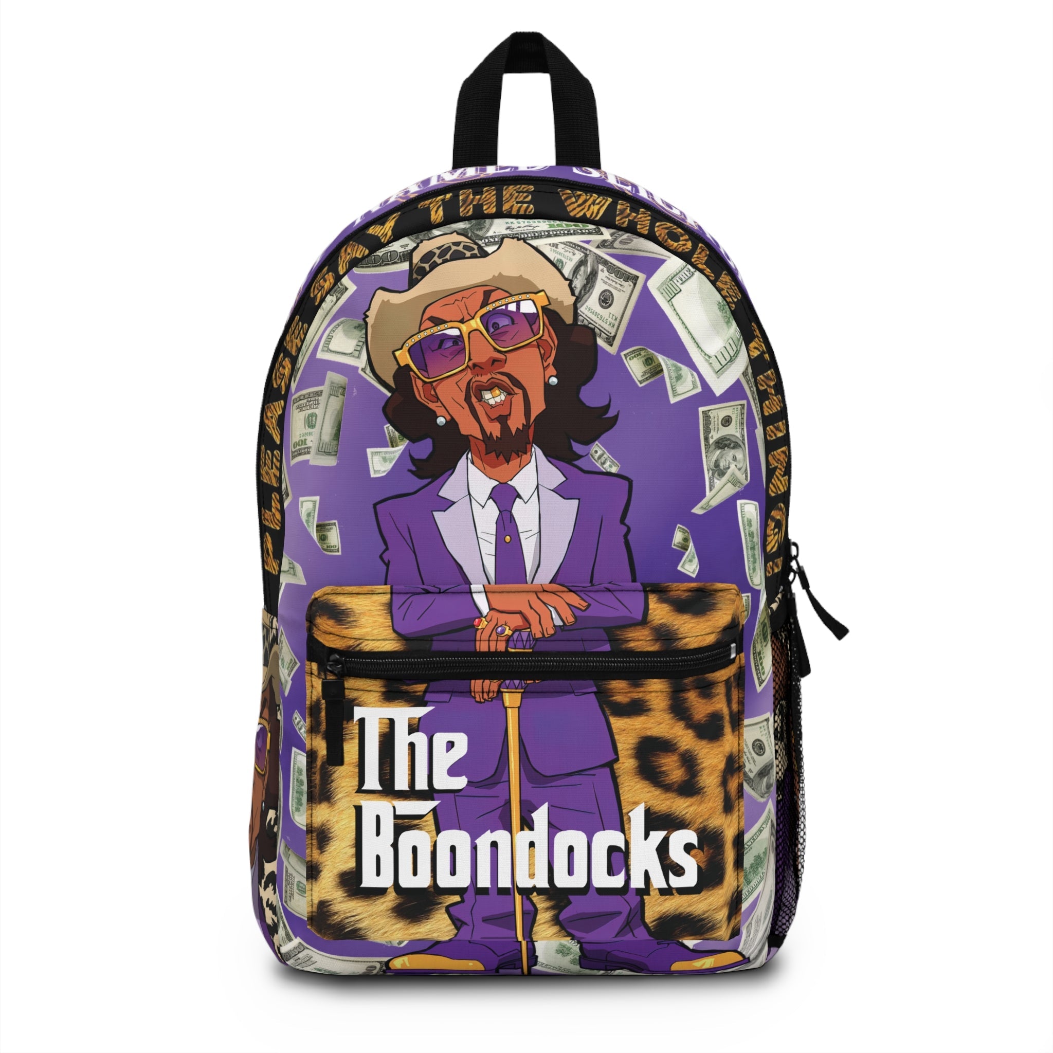 The Boondocks A Pimp Named Slickback Backpack – Rock Band Merch