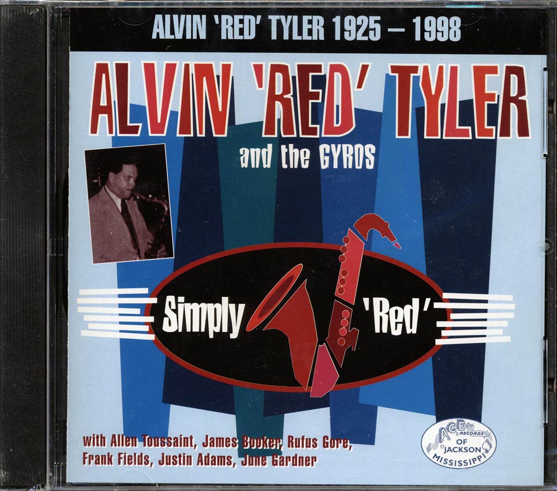 Alvin Red Tyler & The Gyros Simply Red Music CD – Rock Band Merch