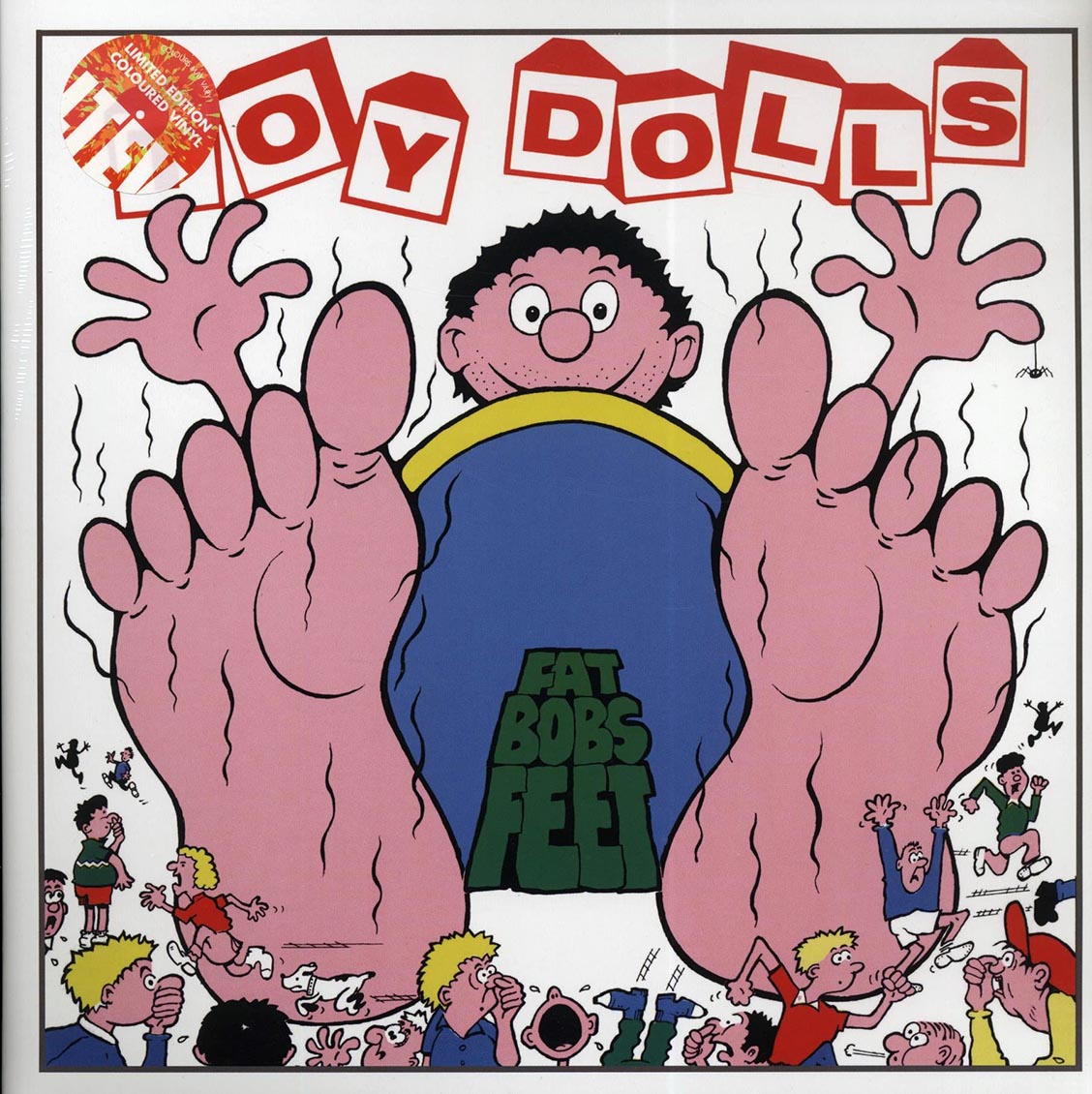 The Toy Dolls Fat Bob's Feet ltd. ed. pink Vinyl Record – Rock Band Merch