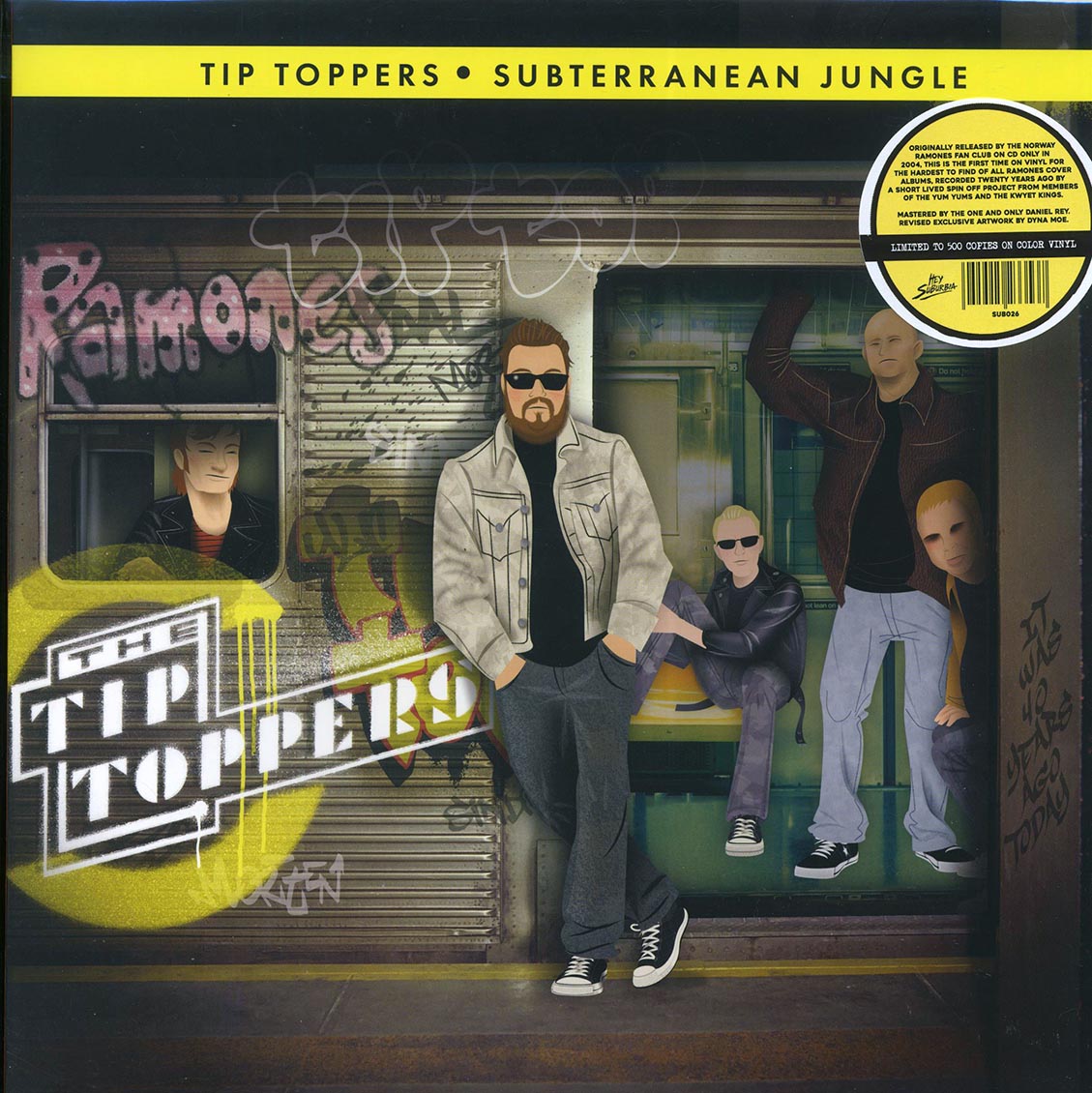 Tip Toppers Subterranean Jungle ltd. 500 copies made orange Vinyl Reco ...