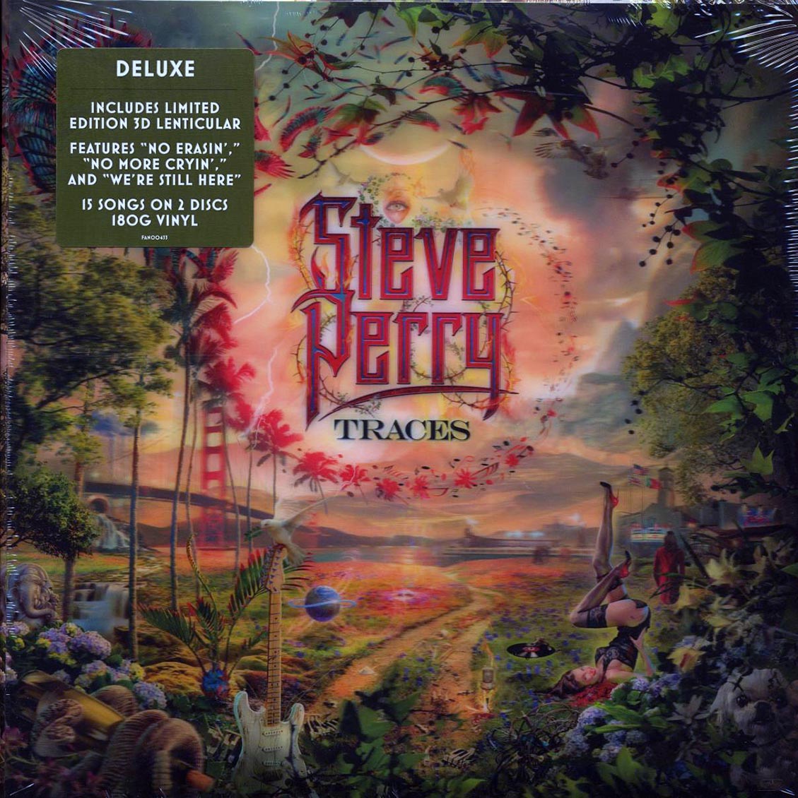Steve Perry Traces 3D Lenticular Cover Art 2xLP 180g deluxe edition Le ...