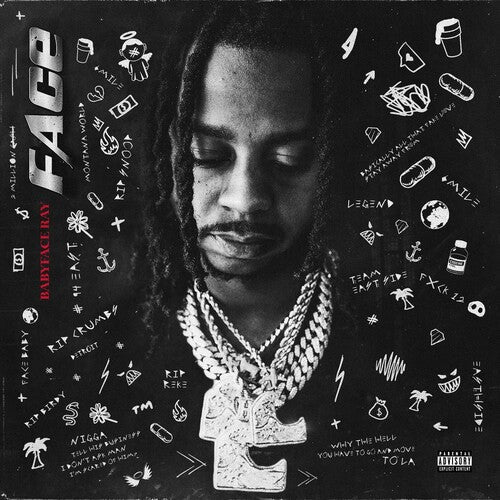 Babyface Ray - FACE (Black & Red Stripe) Vinyl Record – Rock Band Merch