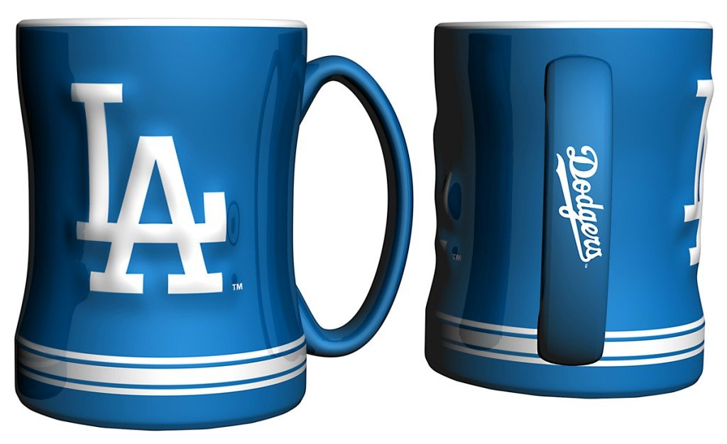 Los Angeles Dodgers Logo Relief Coffee Mug – Rock Band Merch