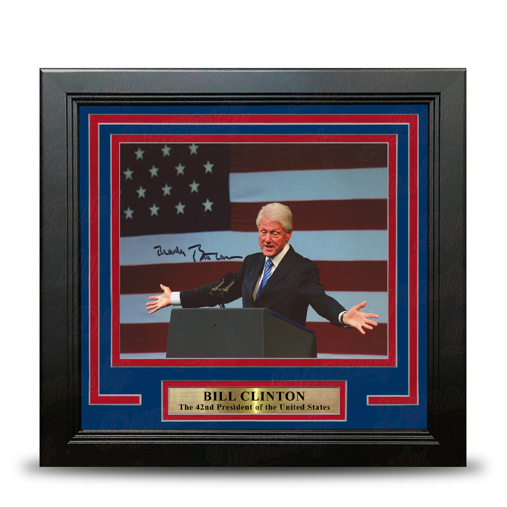 Bill Clinton 42nd President of the United States Autographed 8" x 10 ...