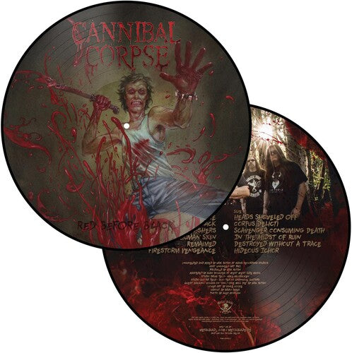 Cannibal Corpse Red Before Black Limited Edition Picture Disc Vinyl Re ...