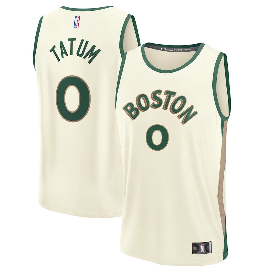 Jayson Tatum Boston Celtics Fast Break Jersey - White - City Edition ...