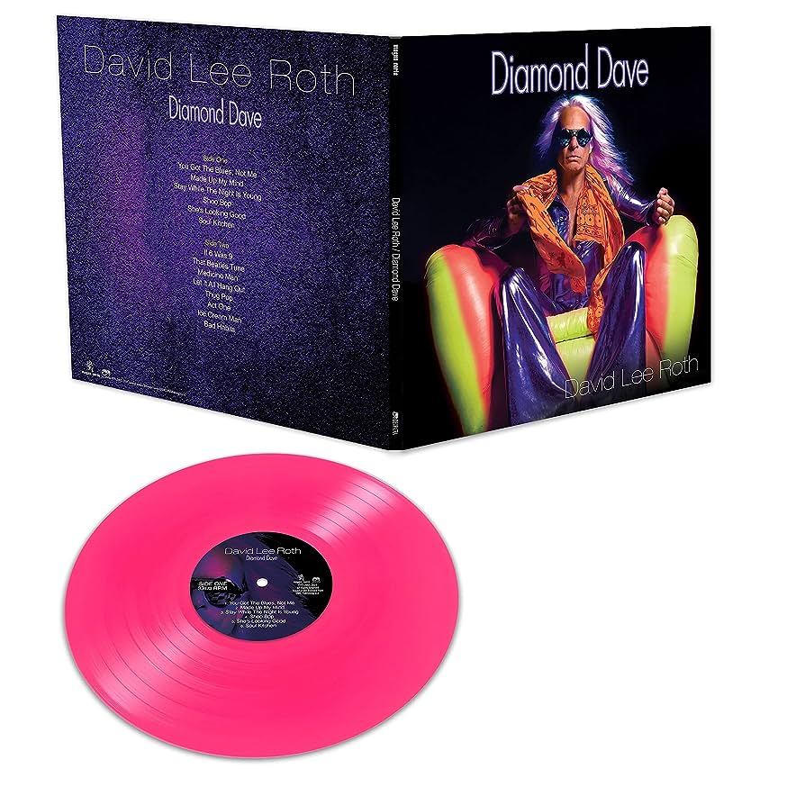 David Lee Roth - Diamond Dave [Pink] Vinyl Record – Rock Band Merch