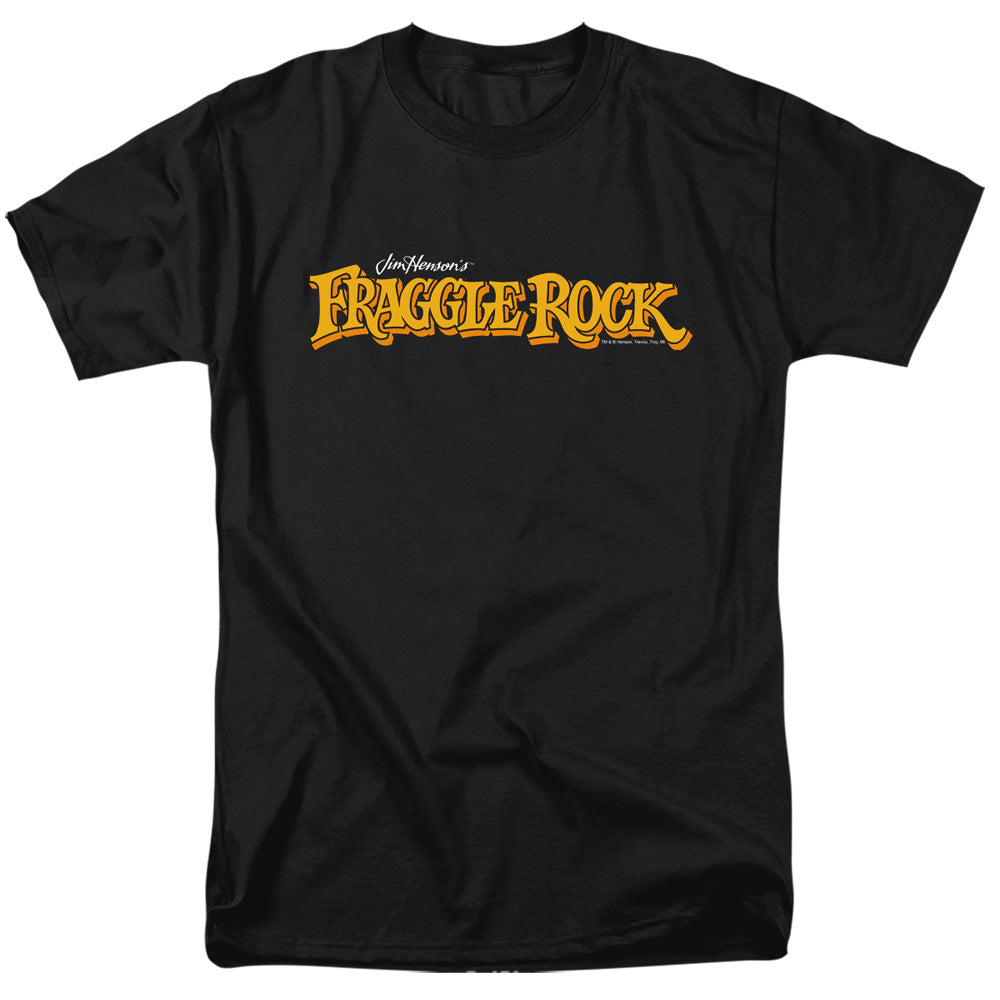 Fraggle Rock Logo Mens T Shirt Black | Rock Band Merch