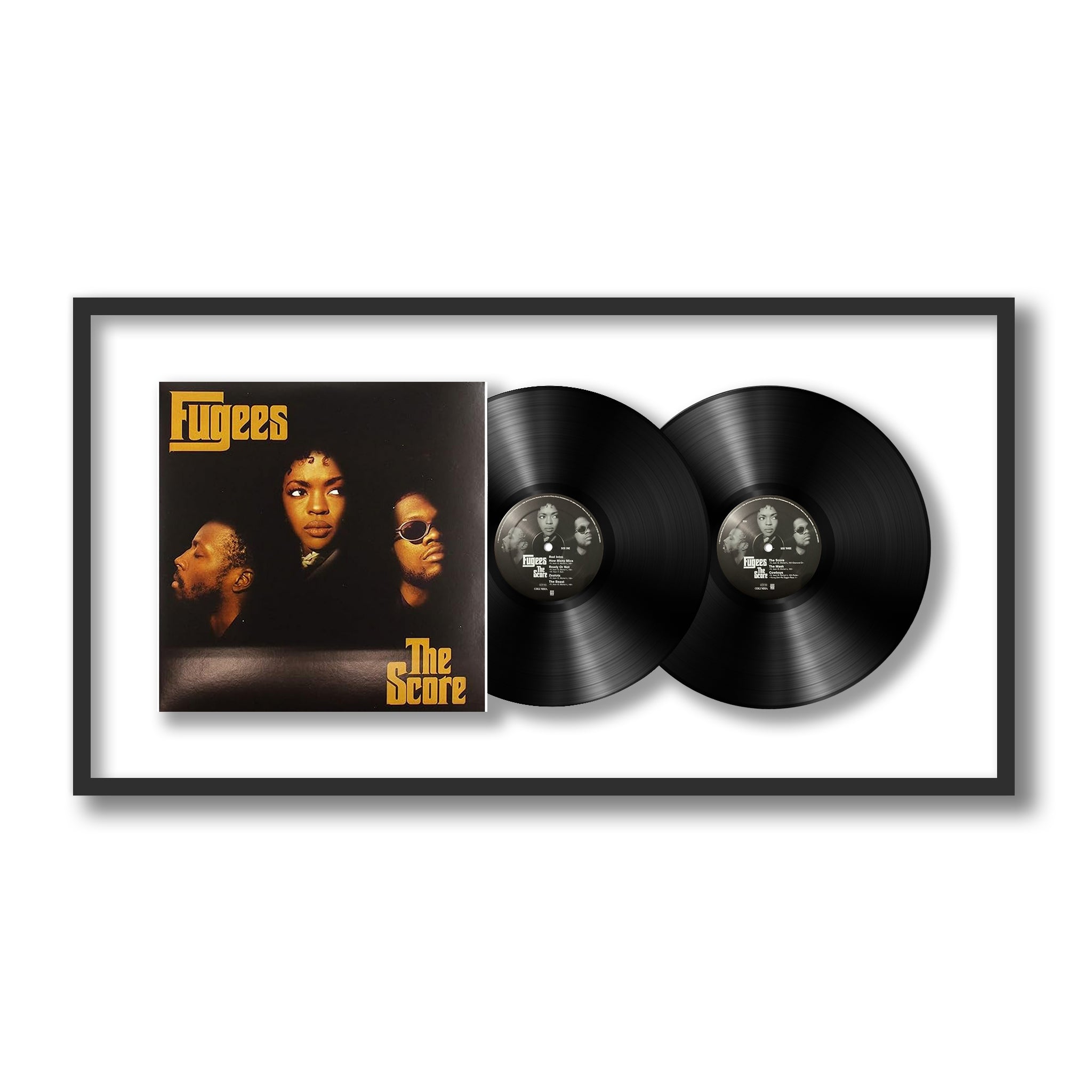 Fugees The Score Framed Vinyl Record – Rock Band Merch