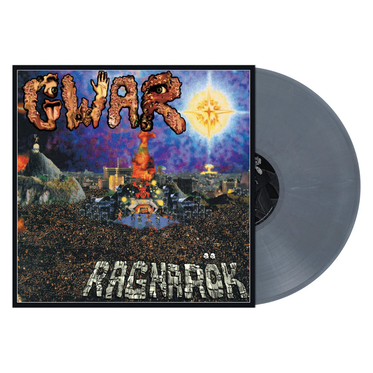 Gwar Ragnarok Grey And White Marble Colored Vinyl Vinyl Record – Rock ...