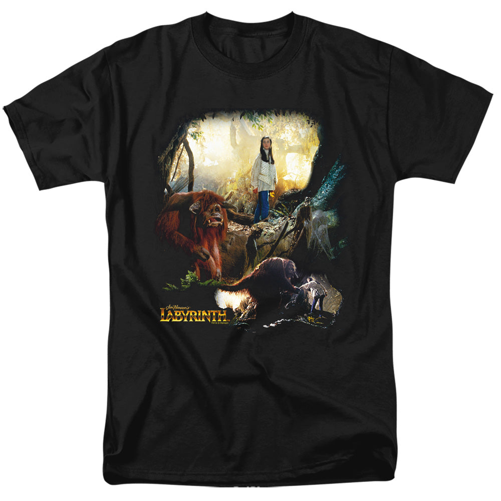 Labyrinth Sarah & Ludo Mens T Shirt Black | Rock Band Merch