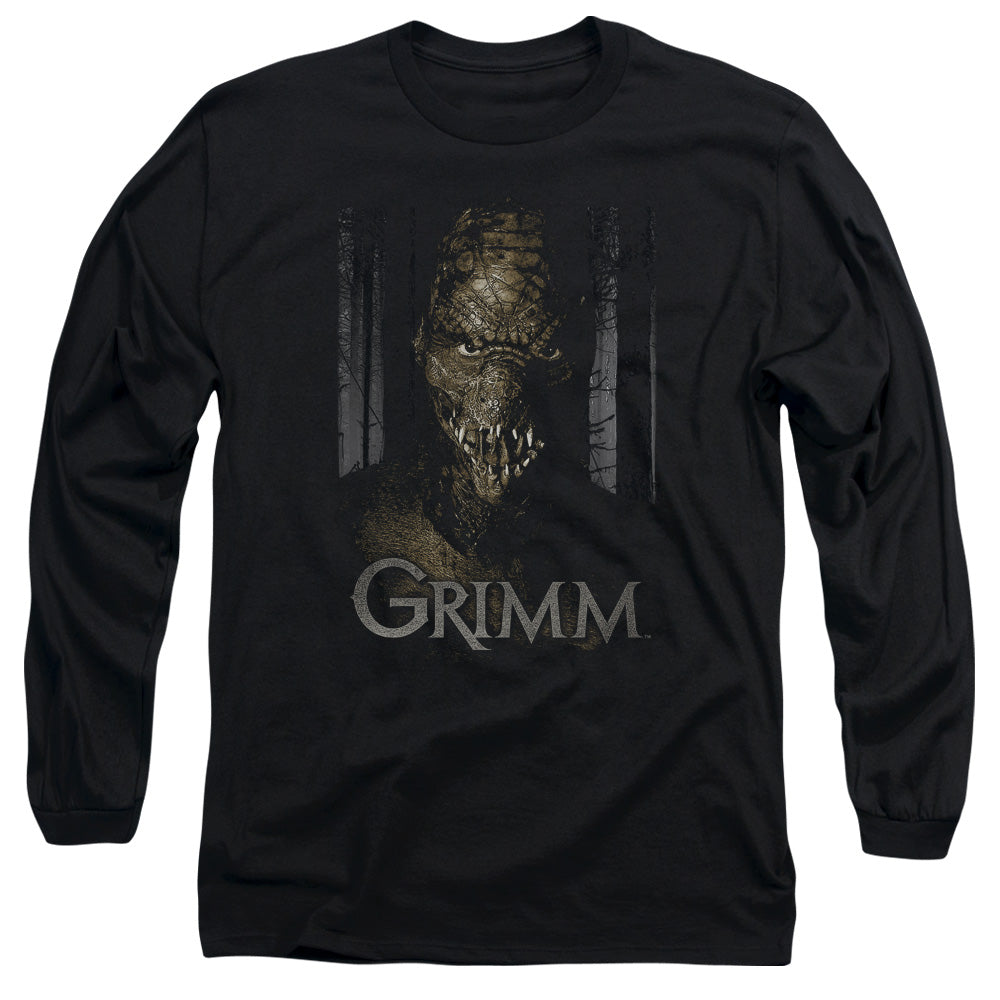 Grimm Chompers Mens Long Sleeve Shirt Black | Rock Band Merch