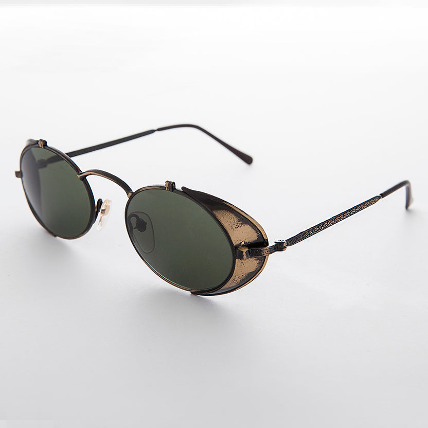 Steampunk Goggle Sunglass with Side Shields Vintage - Orson – Rock Band ...