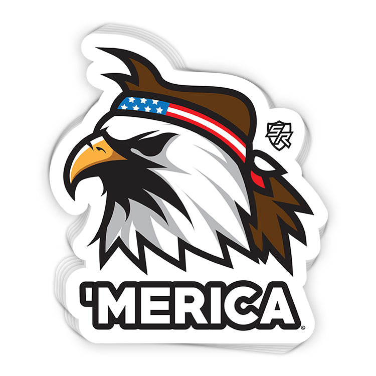 Mullet Eagle Decal – Rock Band Merch