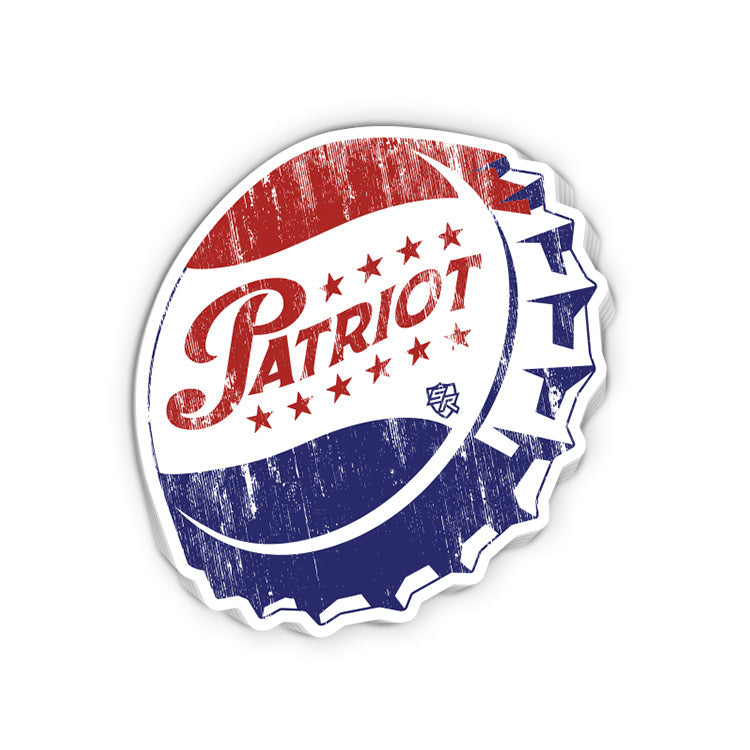 Patriot Vintage Logo Decal – Rock Band Merch