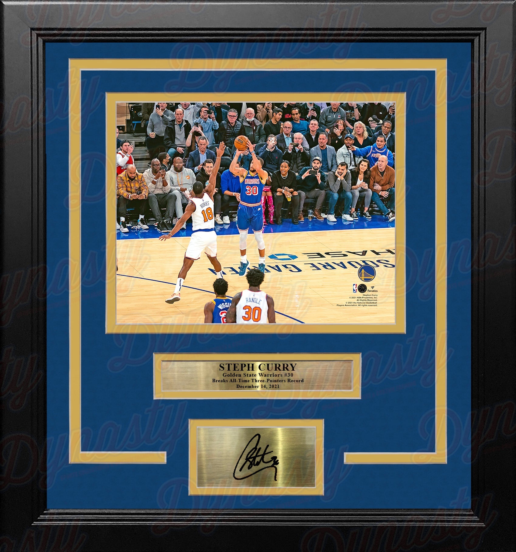 Steph Curry 3-Point Record-Breaking Shot Golden State Warriors 8" x 10 ...