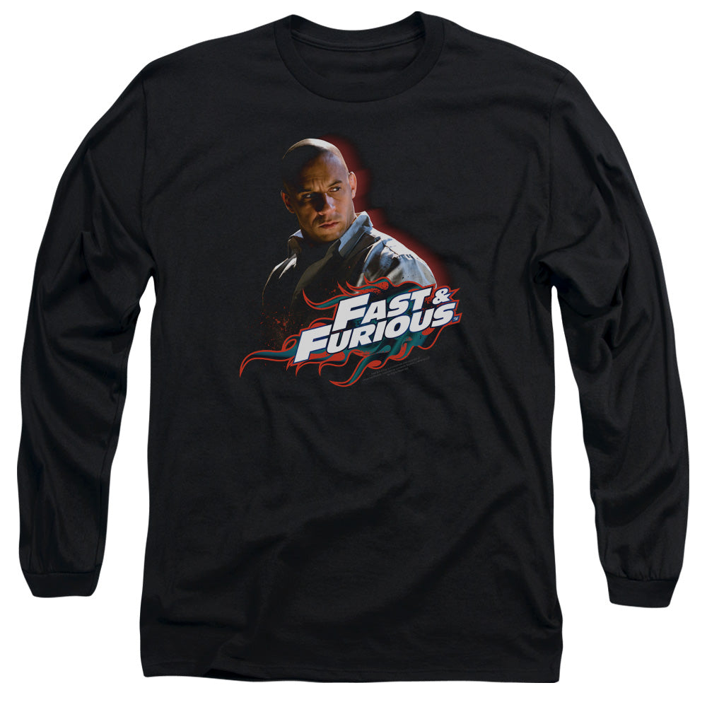 Fast And The Furious Toretto Mens Long Sleeve Shirt Black Black | Rock ...