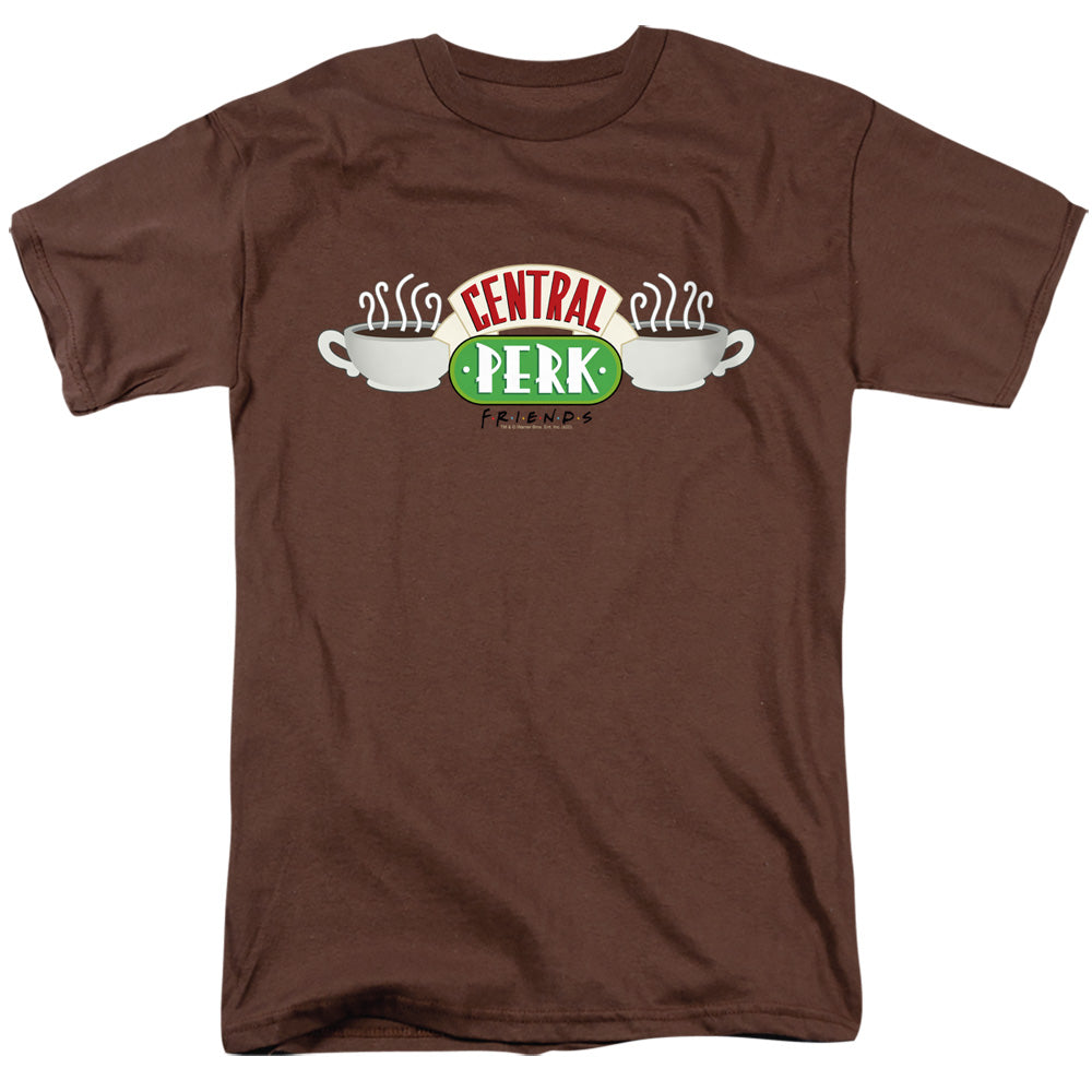 Friends Central Perk Logo Mens T Shirt Coffee | Rock Band Merch