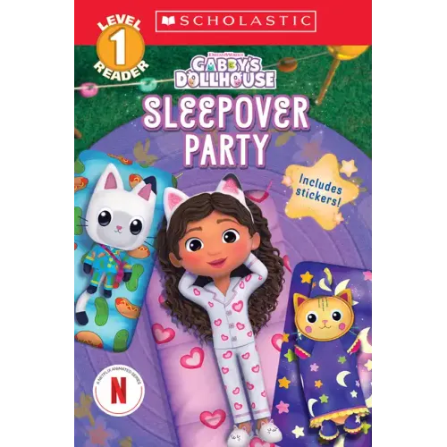 Gabby's Dollhouse: Sleepover Party (Scholastic Reader, Level 1) - Pape ...