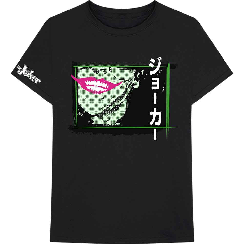 DC Comics Joker Smile Frame Anime T Shirt Black – Rock Band Merch