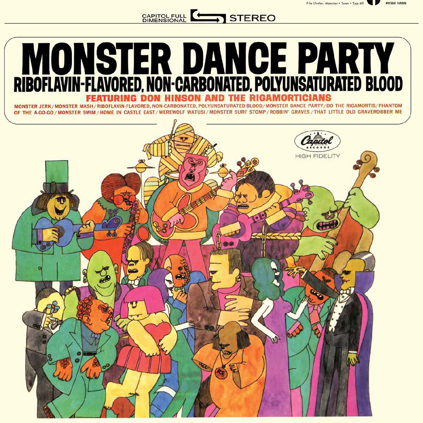 Monster Dance Party (Orange & Black Pumpkin Splatter Vinyl) [Vinyl ...