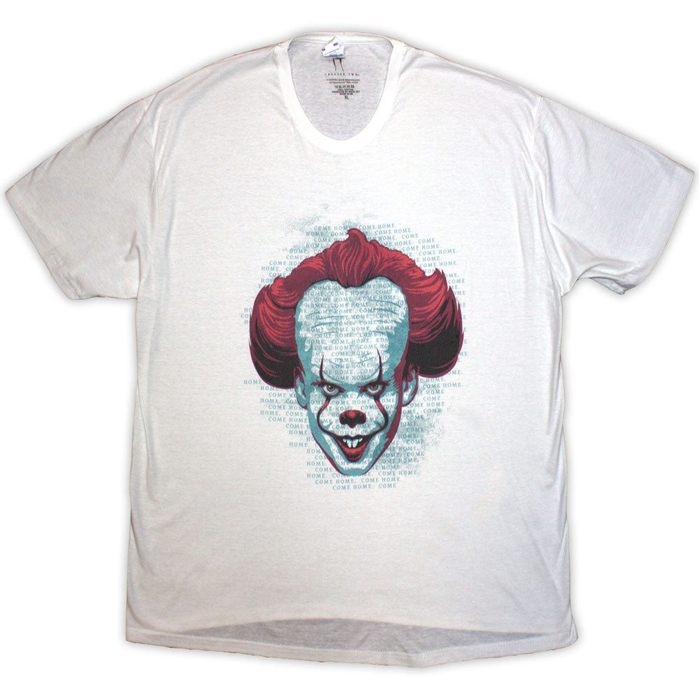 It Pennywise Come Home Mens T Shirt White – Rock Band Merch