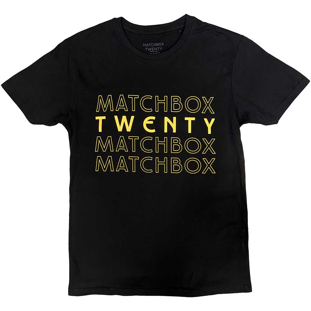 Matchbox Twenty Ditto T Shirt Black – Rock Band Merch