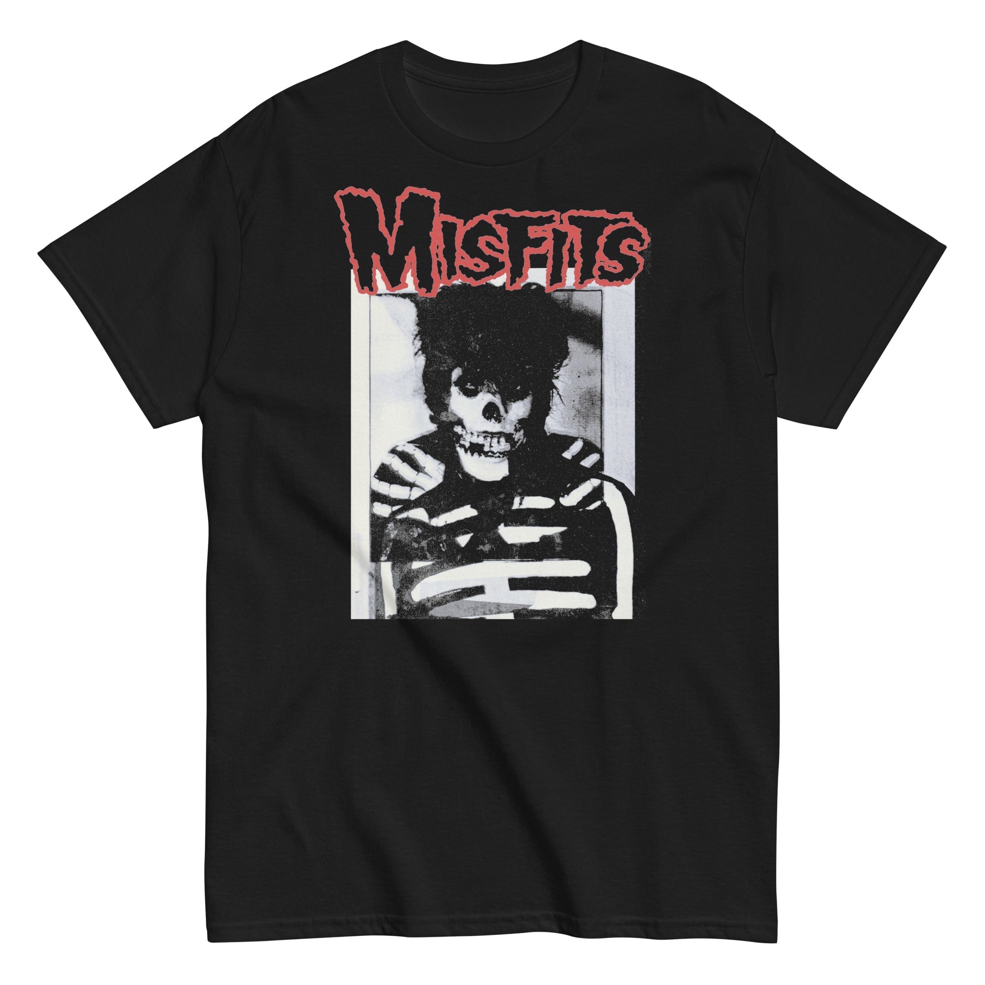 Misfits Skull Hair Mens T Shirt Black – Rock Band Merch