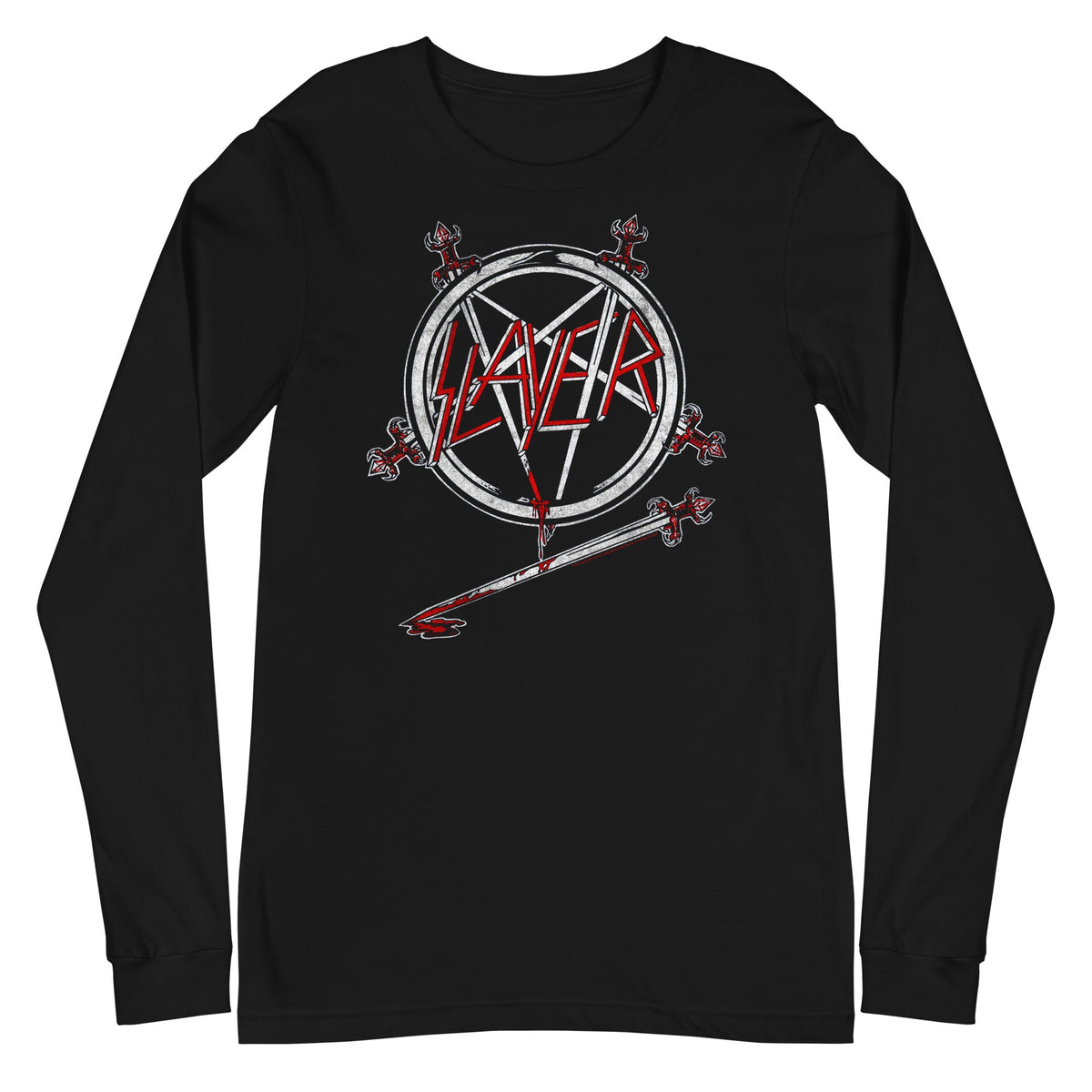 Slayer - Sword Logo Long Sleeve T-Shirt – Rock Band Merch