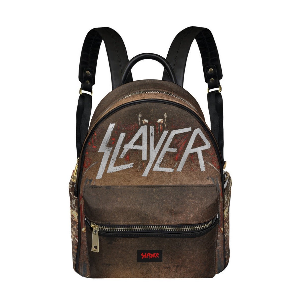 Slayer - Gradient Logo Backpack- Vegan Leather – Rock Band Merch