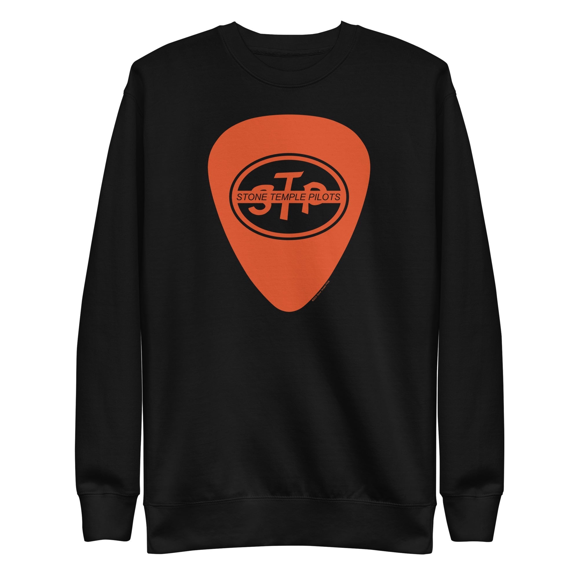 Stone Temple Pilots Guitar Pic Mens Sweatshirt Black – Rock Band Merch