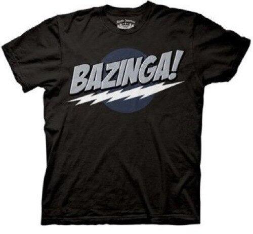 The Big Bang Theory Bazinga! Mens T-shirt – Rock Band Merch