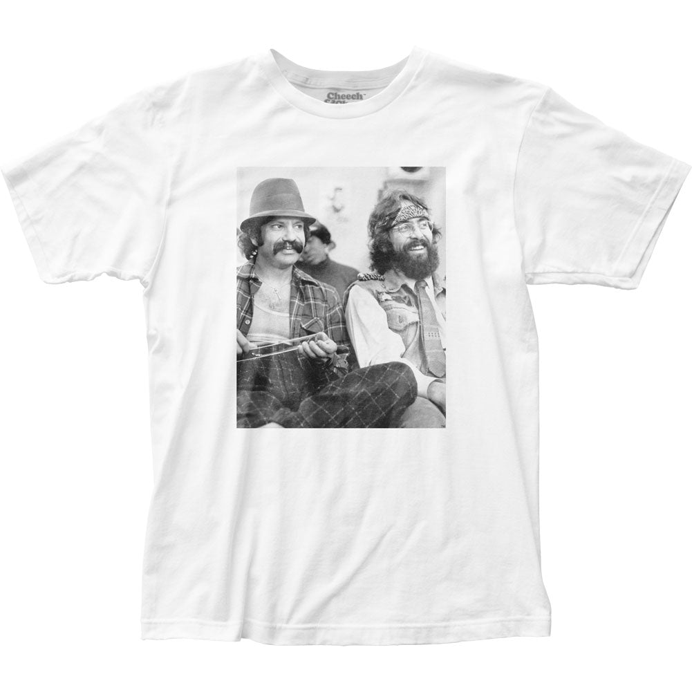 Cheech & Chong Personality Portrait 1 Mens T Shirt White | Rock Band Merch