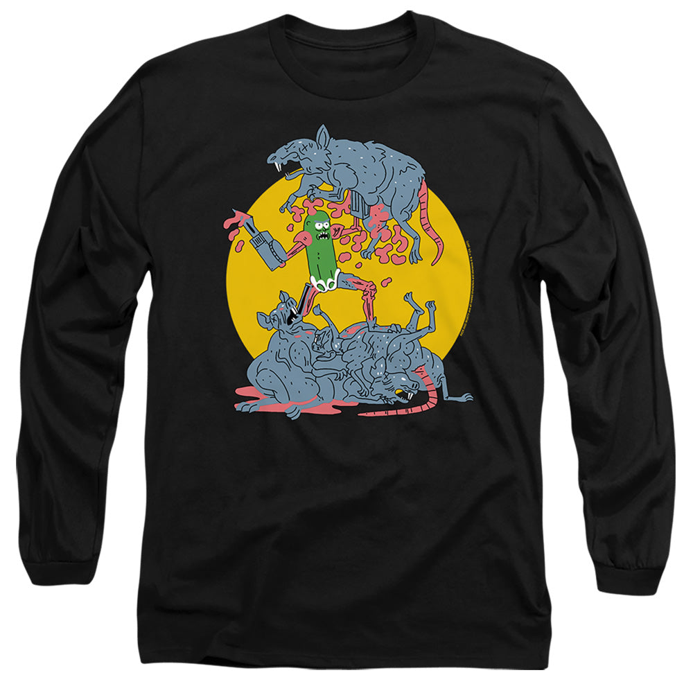Rick And Morty The Adventures Of Pickle Rick Mens Long Sleeve Shirt ...