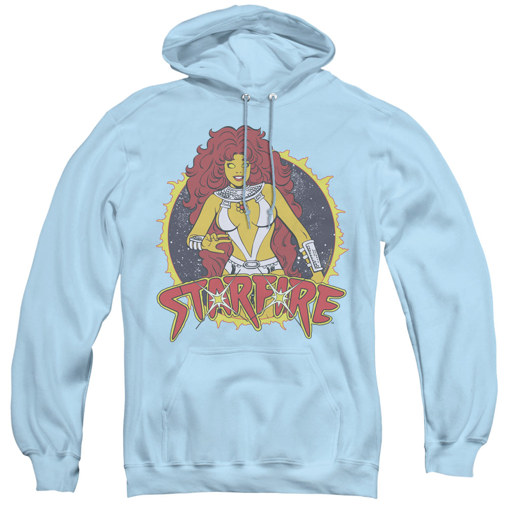 DC Comics Starfire Mens Hoodie Light Blue | Rock Band Merch