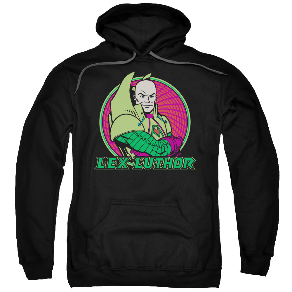 DC Comics Lex Luthor Mens Hoodie Black | Rock Band Merch