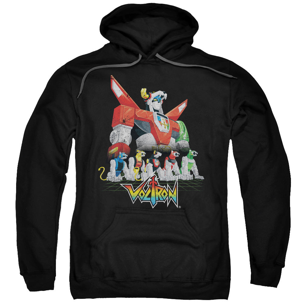 Voltron Lions Mens Hoodie Black | Rock Band Merch