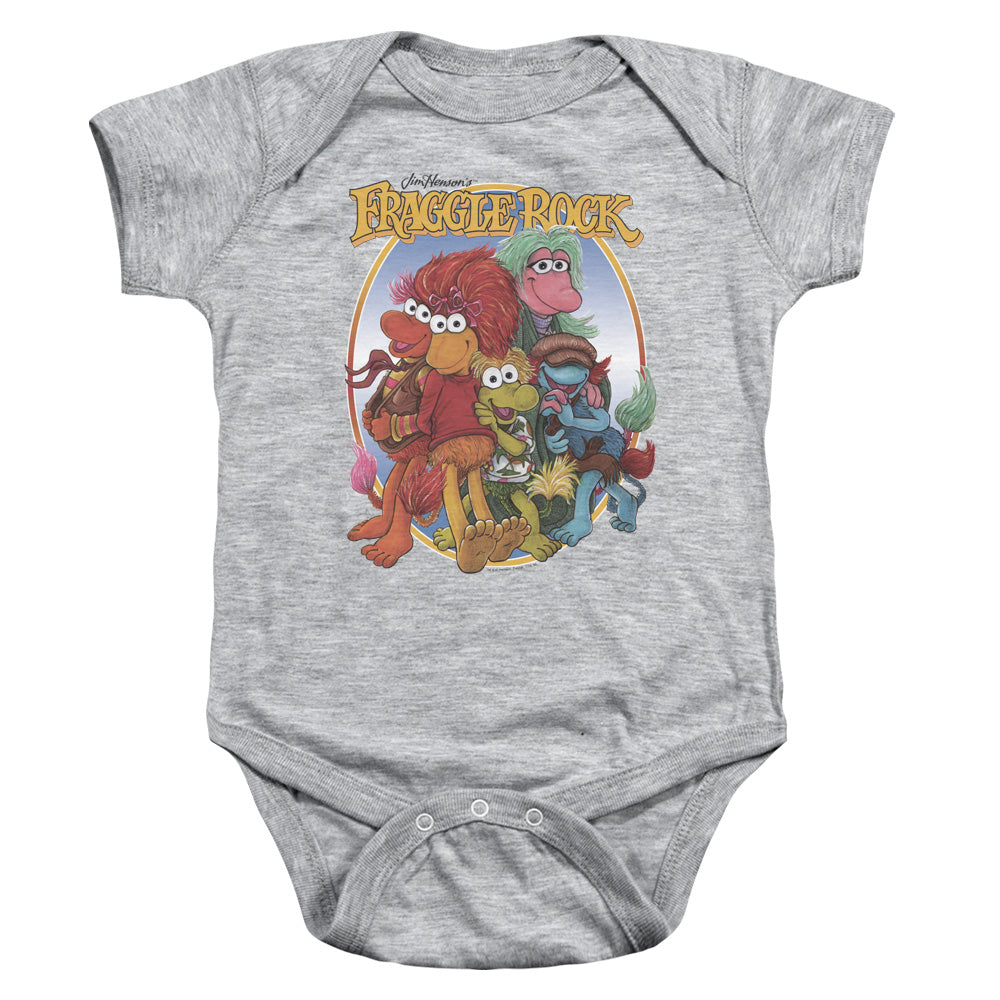 Fraggle Rock Group Hug Infant Baby Snapsuit Athletic Heather – Rock ...