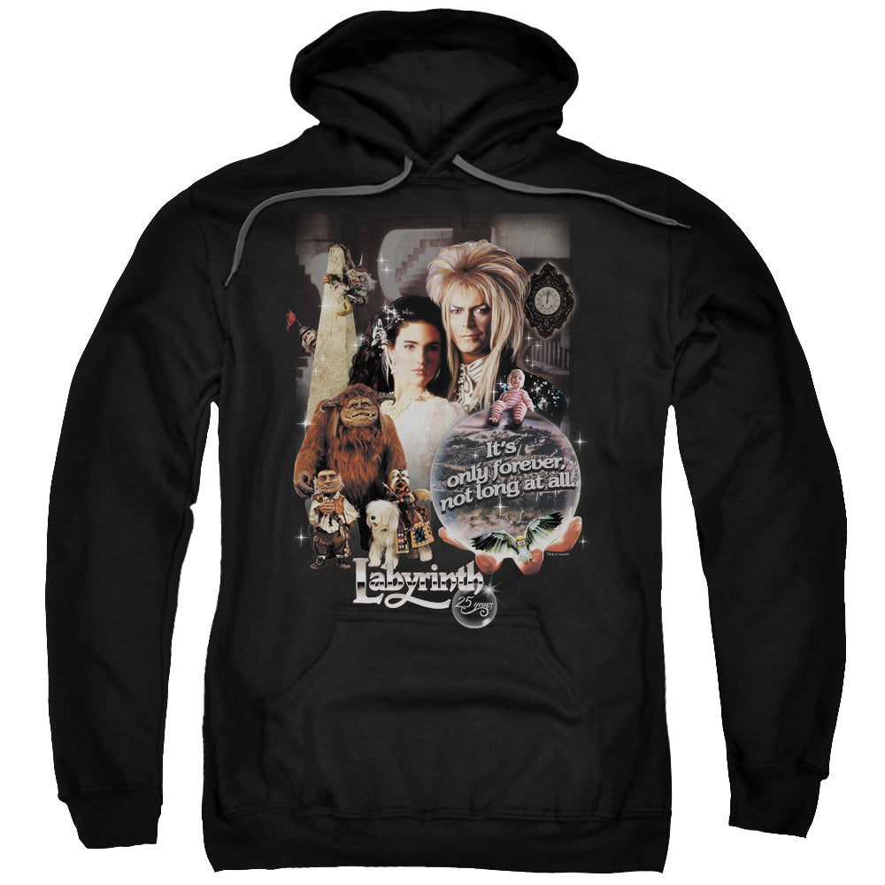 Labyrinth 25 Years Of Magic Mens Hoodie Black | Rock Band Merch