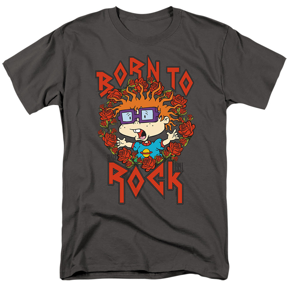 Rugrats Chucky Was Born To Rock Charcoal | Rock Band Merch