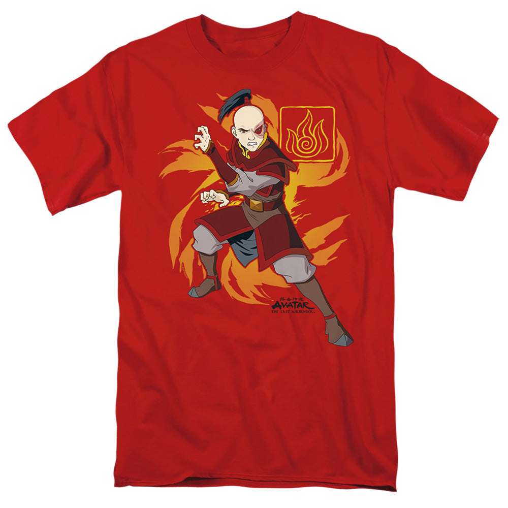 Avatar The Last Airbender Zuko Flame Burst Red | Rock Band Merch