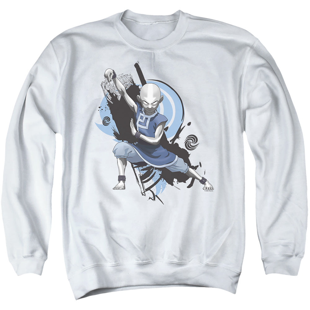 Avatar The Last Airbender Energybending Aang Mens Crewneck Sweatshirt ...