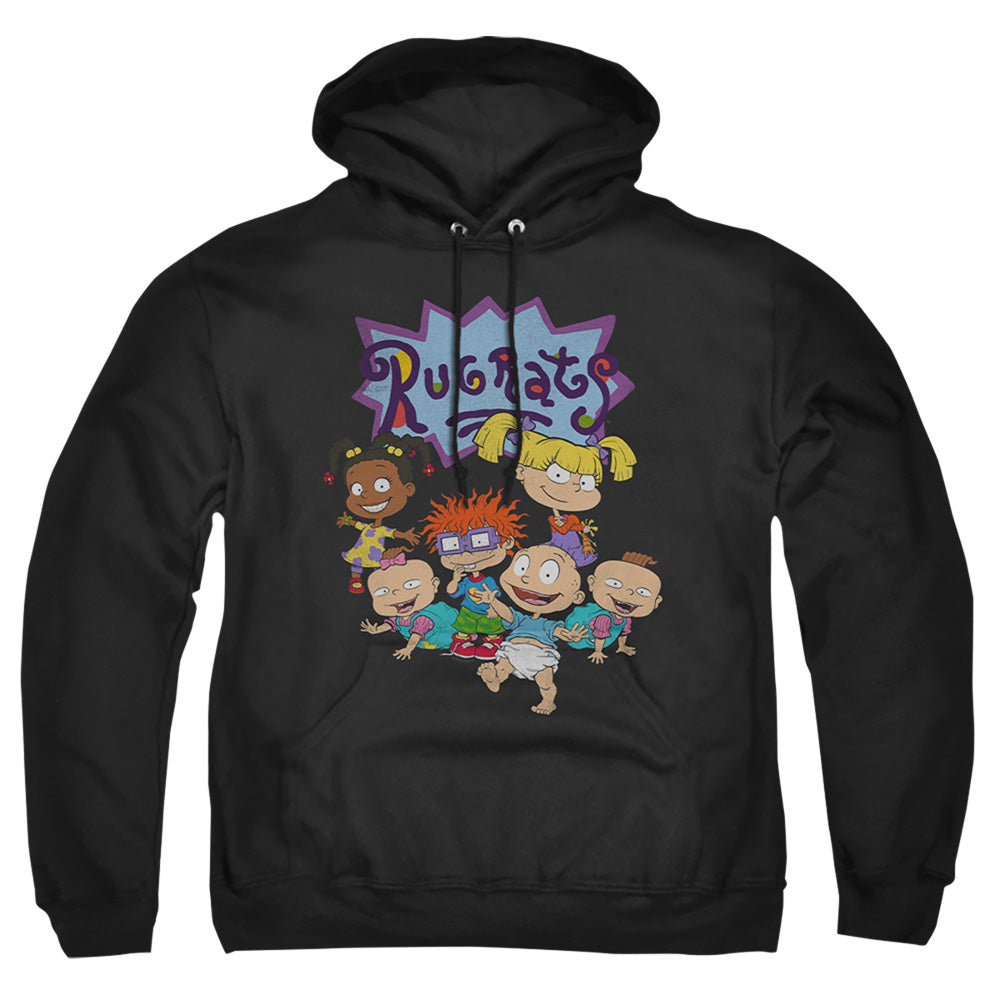 Rugrats Rugrats Group Mens Hoodie Black | Rock Band Merch