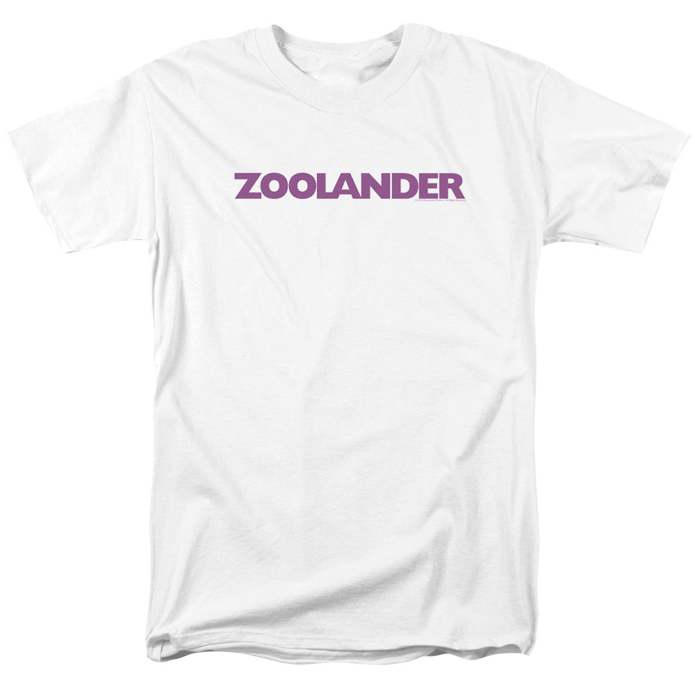 Zoolander Logo Mens T Shirt White | Rock Band Merch