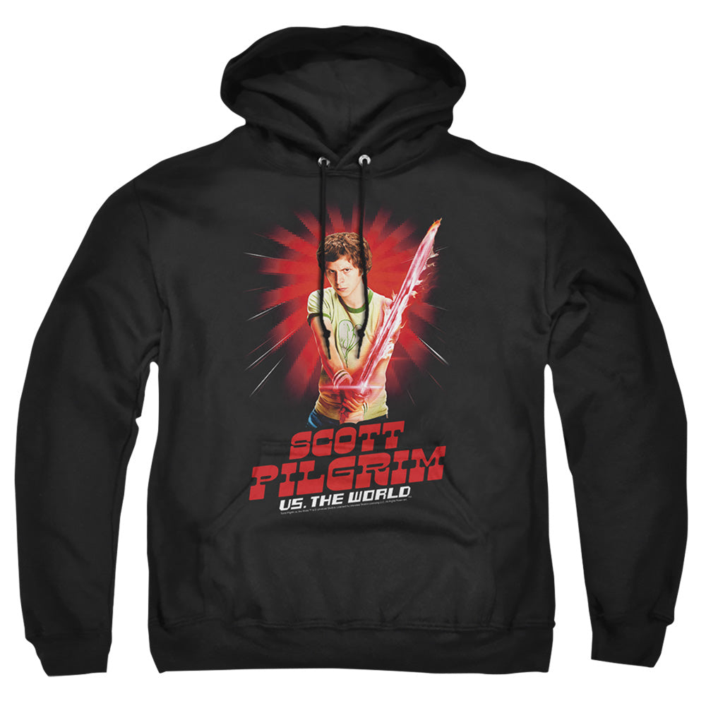Scott Pilgrim Super Sword Mens Hoodie Black Officially Licensed | Rock ...