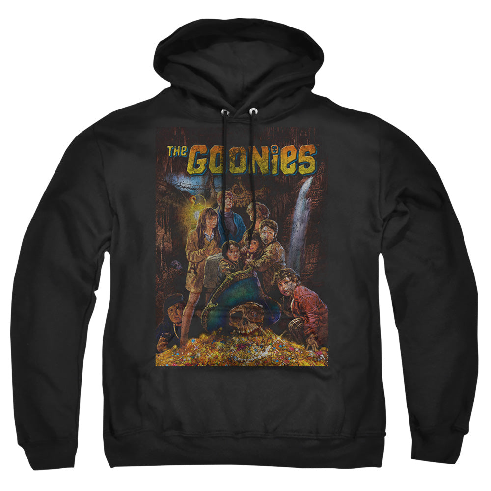 The Goonies Poster Mens Hoodie Black | Rock Band Merch