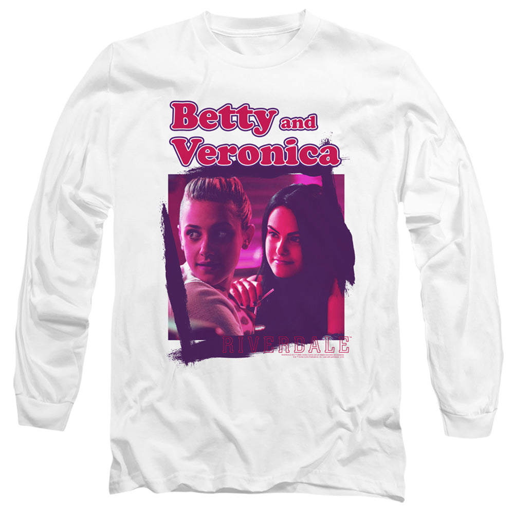 Riverdale Betty And Veronica Mens Long Sleeve Shirt White Officially ...